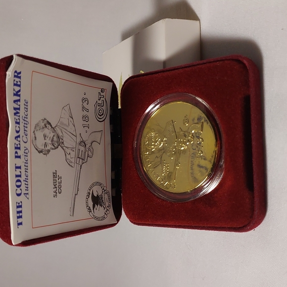 Vintage Colt Peacemaker Coin | Other | Vintage Colt Peacemaker Proof ...